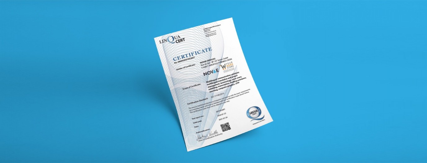 Your Word Store Agence De Traduction Nouveau Certifi e ISO 17100